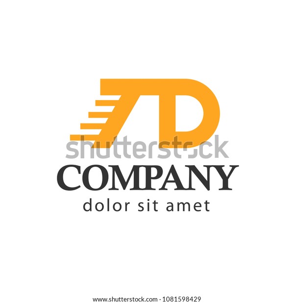 Td Company Logo Vector Template Design Stock Vector (Royalty Free ...