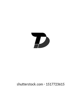 Td Initial Logo Company Name Colored: เวกเตอร์สต็อก (ปลอดค่าลิขสิทธิ์ ...