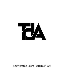 Tda Letter Original Monogram Logo Design Stock Vector (Royalty Free ...