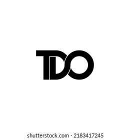 Tdo Letter Original Monogram Logo Design Stock Vector (Royalty Free ...