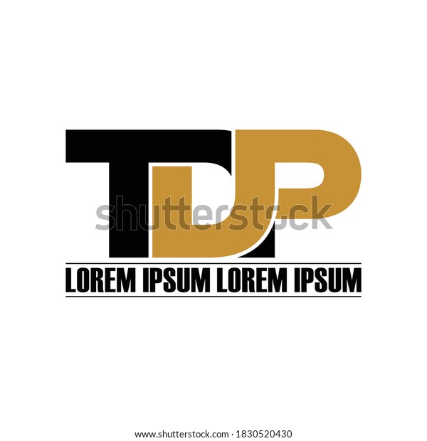 Tdp Letter Monogram Logo Design Vector Stock Vector (Royalty Free ...