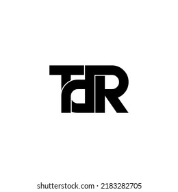 Tdr Letter Original Monogram Logo Design Stock Vector (Royalty Free ...