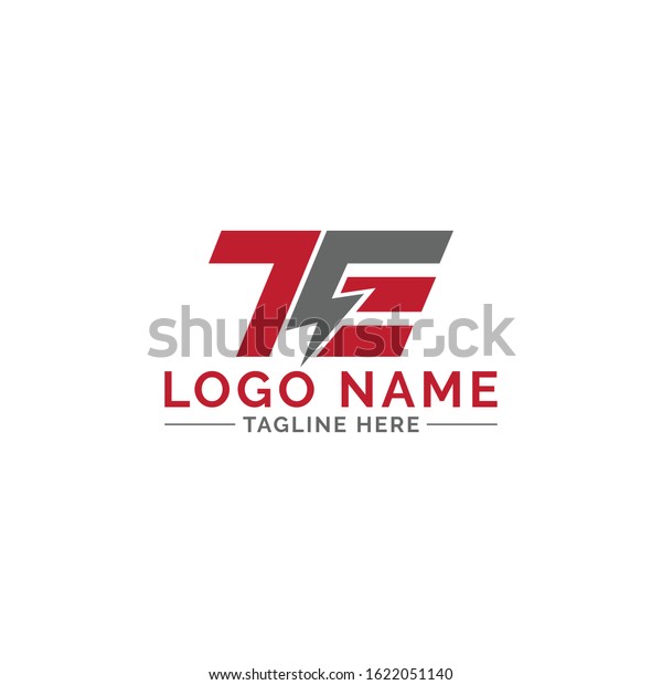 Te Letter Electronic Company Logo Stock Vector (Royalty Free) 1622051140