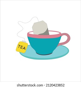 Tea Cap Simple Illustration Clip Art Stock Vector (Royalty Free ...