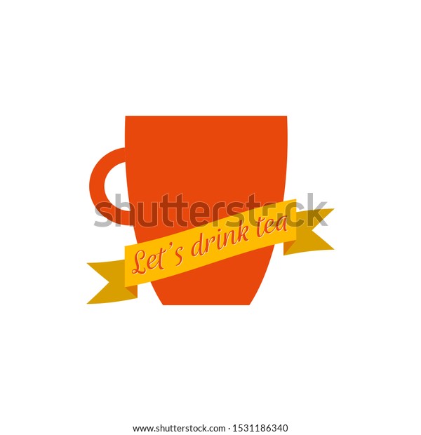 Tea Cup Sign Vector Illustration: เวกเตอร์สต็อก (ปลอดค่าลิขสิทธิ์ ...
