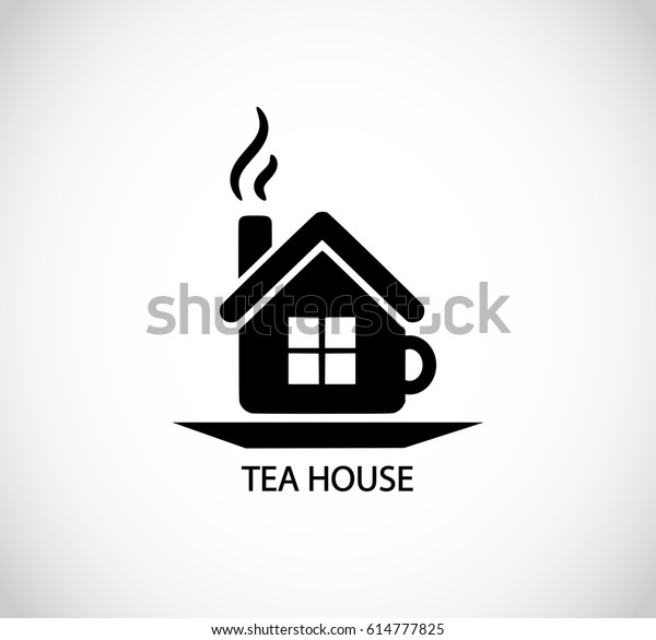 Tea House icon, sign vector