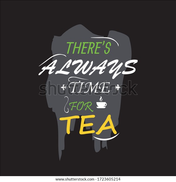 Tea Lover Addict T Shirt Design Stock Vector (Royalty Free) 1723605214 ...