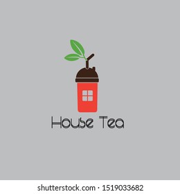 Tea Shop Logo Design Template Stock Vector (Royalty Free) 1519033682 ...