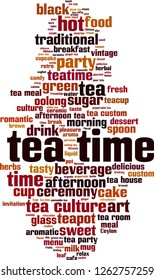Tea Time Word Cloud Concept Vector Stock Vector (Royalty Free ...
