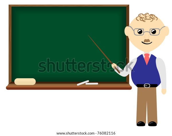 Teacher Blank Board Stock Vector (Royalty Free) 76082116 | Shutterstock