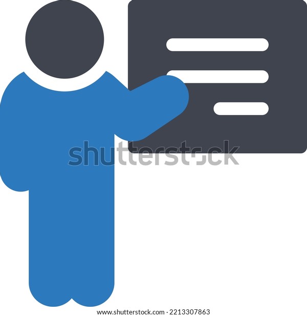 Teacher Vector Illustration On Transparent Background Stock Vector ...
