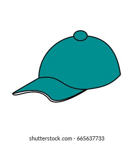 Teal Hat Design Stock Vector (Royalty Free) 665637733 | Shutterstock