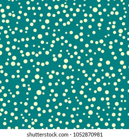 Teal Polka Dot Background Seamless Pattern Stock Vector (Royalty Free ...