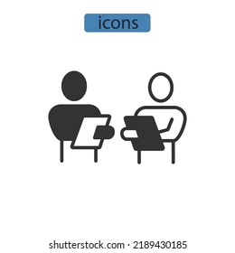 Team Agreement Icons Symbol Vector Elements Stock Vector (Royalty Free ...