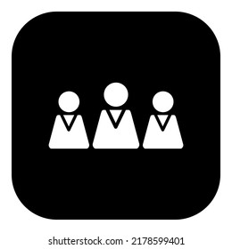 Team App Icon On White Stock Vector (Royalty Free) 2178599401 ...