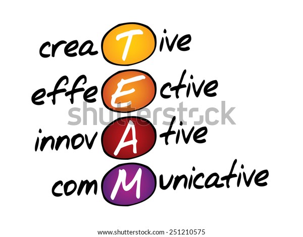 Team Business Concept Acronym Stock Vector (Royalty Free) 251210575