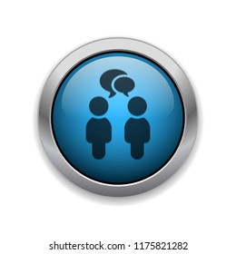 Team Conversation App Icon Stock Vector (Royalty Free) 1175821282 ...