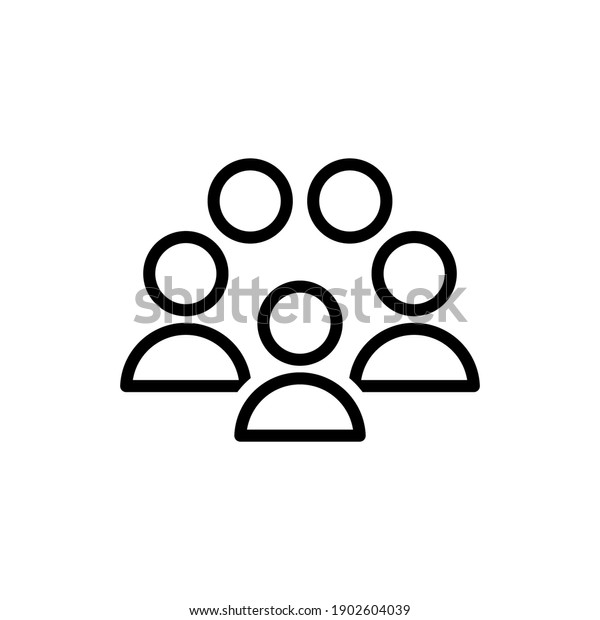 Team Group Icon Vector Illustration Eps10 Stock Vector (Royalty Free ...