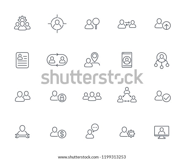 Team Human Resources Hr Staff Personnel Stock Vector (Royalty Free ...