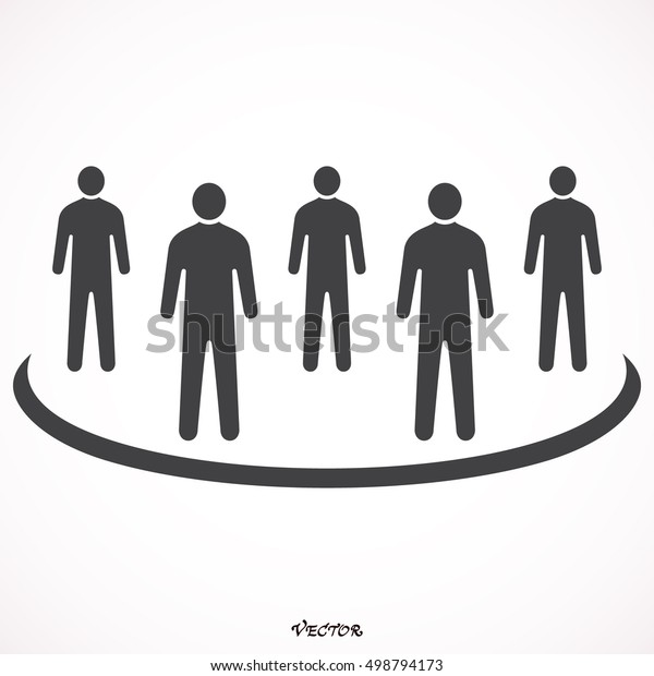 Team Icon 5 People Stock Vector (Royalty Free) 498794173 | Shutterstock