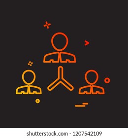 Team Icon Design Vector Stock Vector (Royalty Free) 1192478221