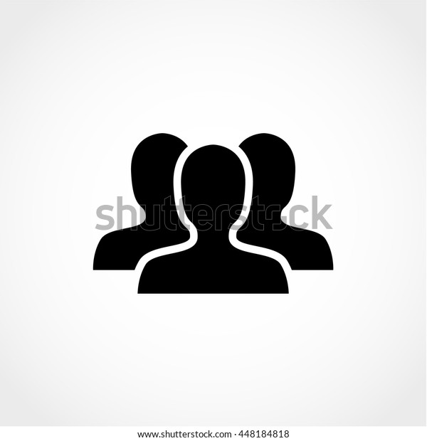 Team Icon Isolated On White Background Stock Vector (Royalty Free ...