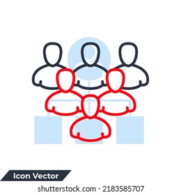 Team Icon Logo Vector Illustration User Stock Vector (Royalty Free ...