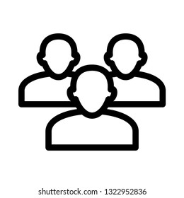 Team Line Icon Stock Vector (Royalty Free) 1322952836 | Shutterstock