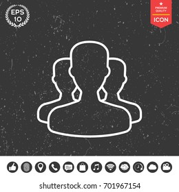Team Line Icon Stock Vector (Royalty Free) 701967154 | Shutterstock
