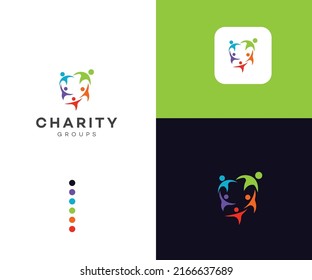 Team Love Logo Design Vector Template Stock Vector (Royalty Free ...