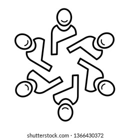 Team Outline Icon Stock Vector (Royalty Free) 1366430372 | Shutterstock