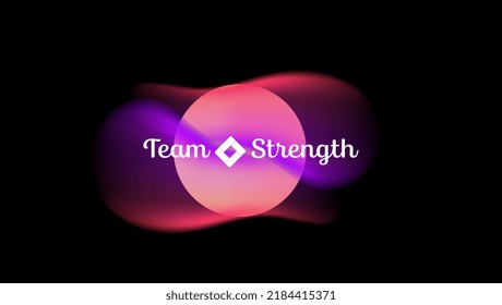 Team Strength Logo Design Template Gradient Stock Vector (Royalty Free ...