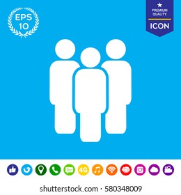 Team Symbol Icon Stock Vector (Royalty Free) 580348009 | Shutterstock