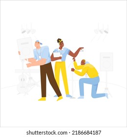 Team Work Team Building Corporate Organization Stock Vector (Royalty ...