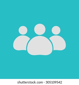 Team Work Icon Office Workers Business Stock Vector (Royalty Free ...
