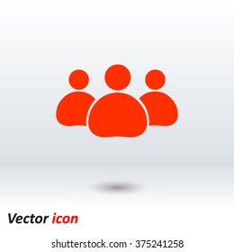 Team Work Icon Office Workers Business Stock Vector (Royalty Free ...