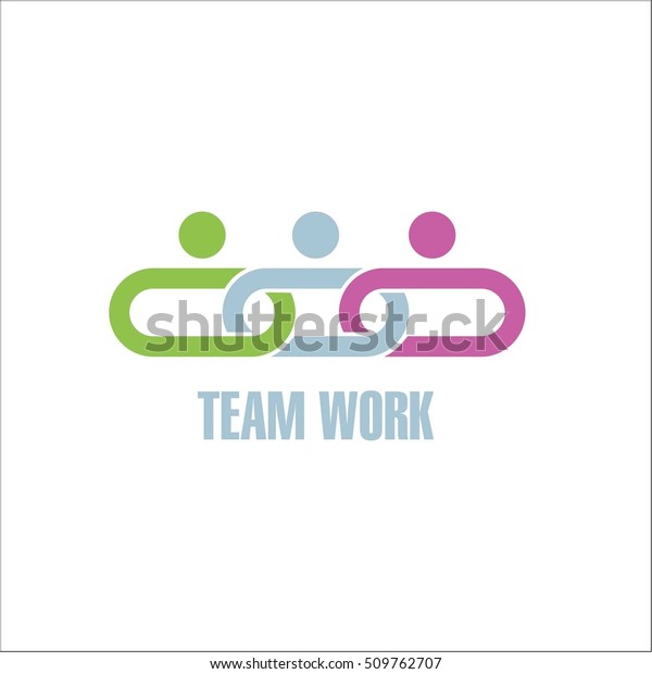 Team Work Logo Design Template Stock Vector (Royalty Free) 509762707 ...
