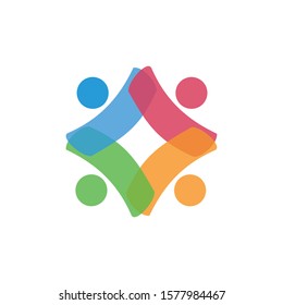 Social Relationship Logo Icon Design Vector Stock Vector (Royalty Free ...