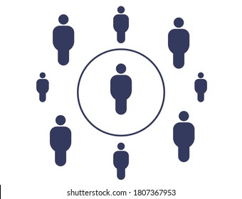 Team Work People Position People Team Stock Vector (Royalty Free ...