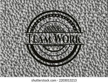 Team Work Retro Style Black Emblem Stock Vector (Royalty Free ...
