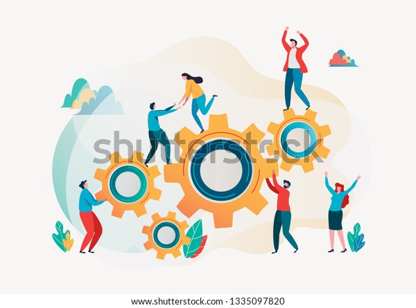 Teamwork concept. Team building. Team metaphor. Together concept ...