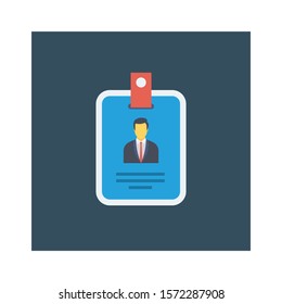 Teamwork Flat Icons Id Card Stock Vector (Royalty Free) 1572291880