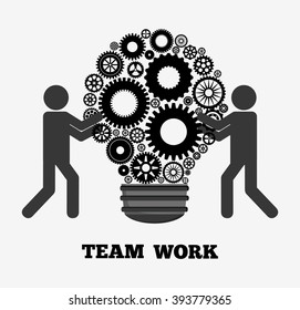 Teamwork Gears Design Stock Vector (Royalty Free) 393779365 | Shutterstock