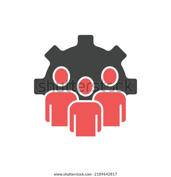 Iconos de administración de equipos símbolos: vector de stock (libre de ...