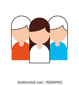 Teamwork People Avatars Icon Stock Vector (Royalty Free) 702659962 | Shutterstock