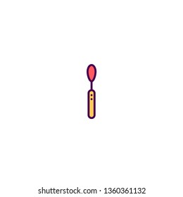 Teaspoon Icon Design Gastronomy Icon Vector Stock Vector (Royalty Free ...