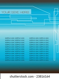 Tech Background Space Text Stock Vector (Royalty Free) 23816164 ...