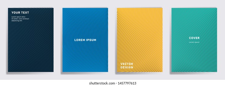 Cover Page Tech Layout Vector Design Stock Vector (Royalty Free) 1754253146