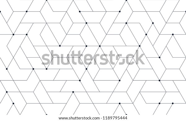 Tech Futuristic Grid Pattern Angle Stock Vector (royalty Free) 1189795444