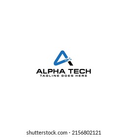 Tech Letter Logo Sign Design Stock Vector (Royalty Free) 2156802121 ...